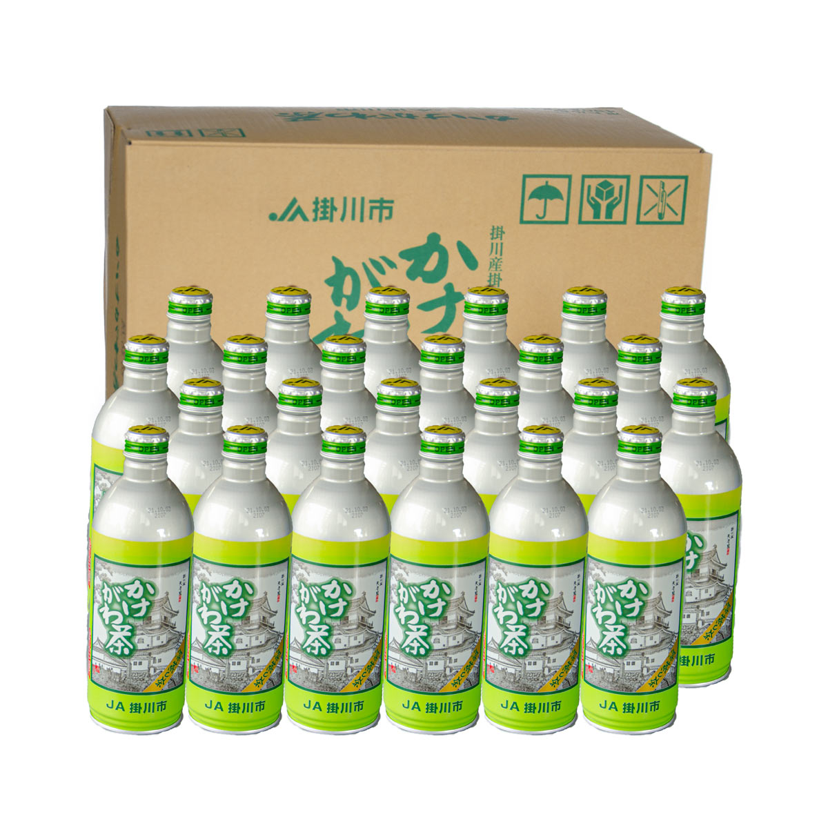 JA掛川市 かけがわ茶（深蒸し茶）アルミ缶 490g x 24本入 – お茶旅